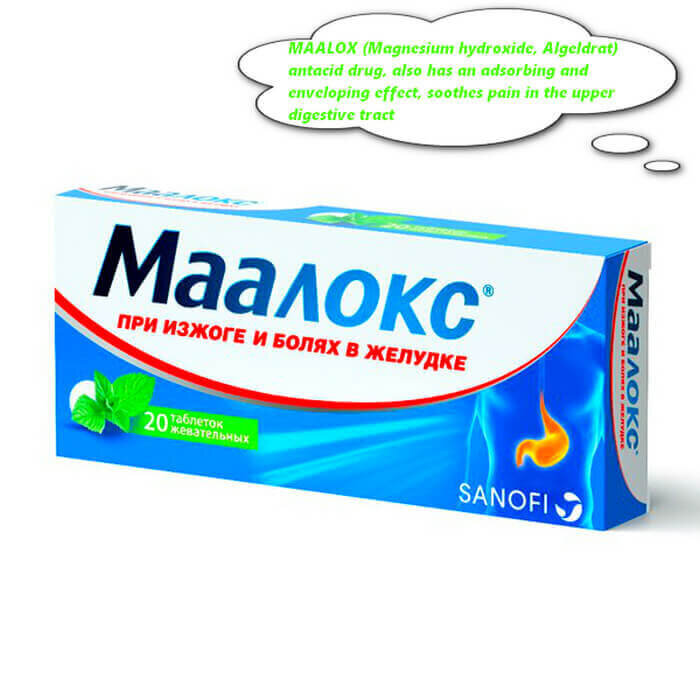 Buy MAALOX (Magnesium hydroxide, Algeldrat) - Shopmybuy.com